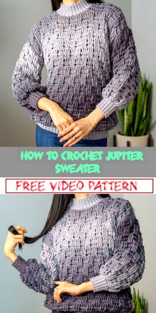 Crochet Jupiter Sweater Patterns Each Season & Next