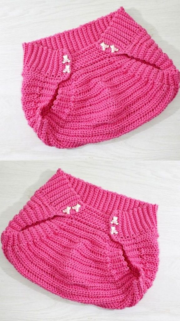 Crochet Soakers Newborn Diaper Cover Free Pattern