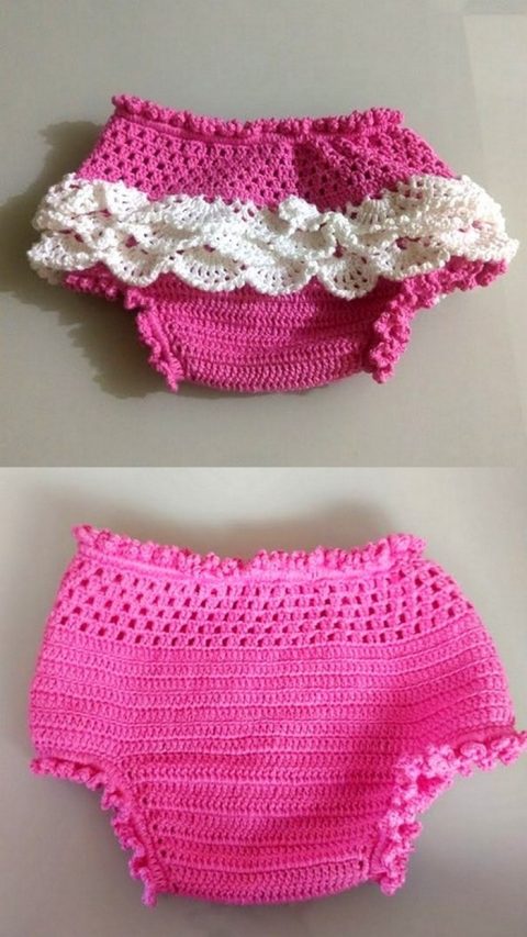 Crochet Soakers Newborn Diaper Cover Free Pattern