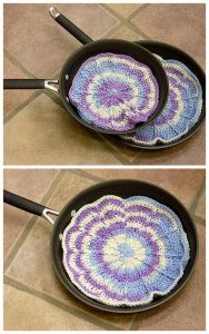 Free Kitchen Protector Crochet Patterns - Pretty Pan Protectors