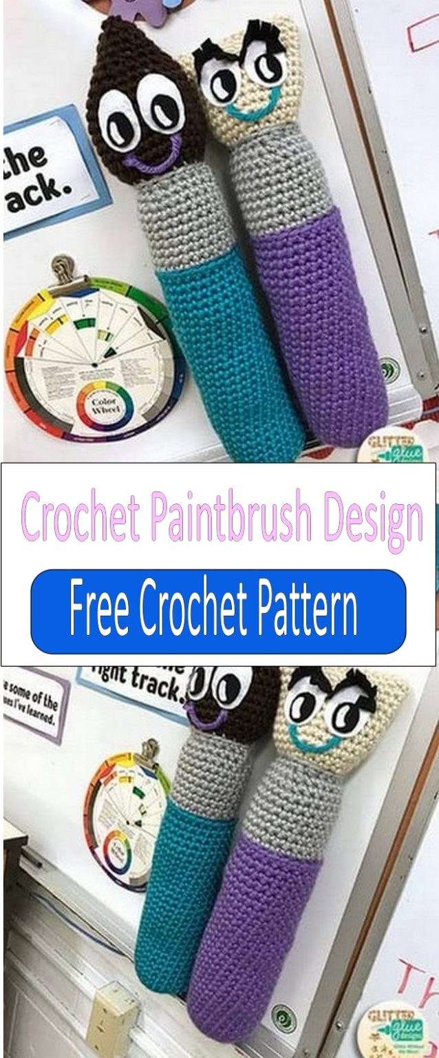 Crochet Paintbrush Pattern