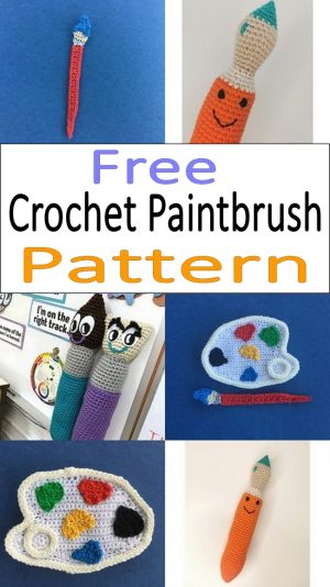 Crochet Paintbrush Pattern