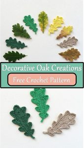 Crochet Oak Leaves