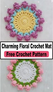 Crochet Flower Table Mat