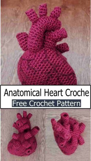 Crochet Realistic Heart