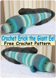 Crochet Erick the Giant Eel Pattern