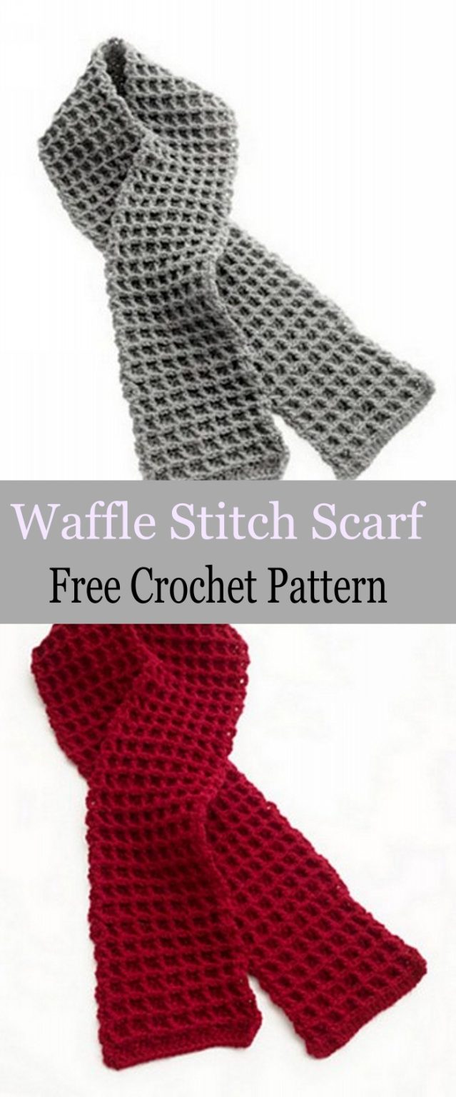 Crochet Textured Scarves