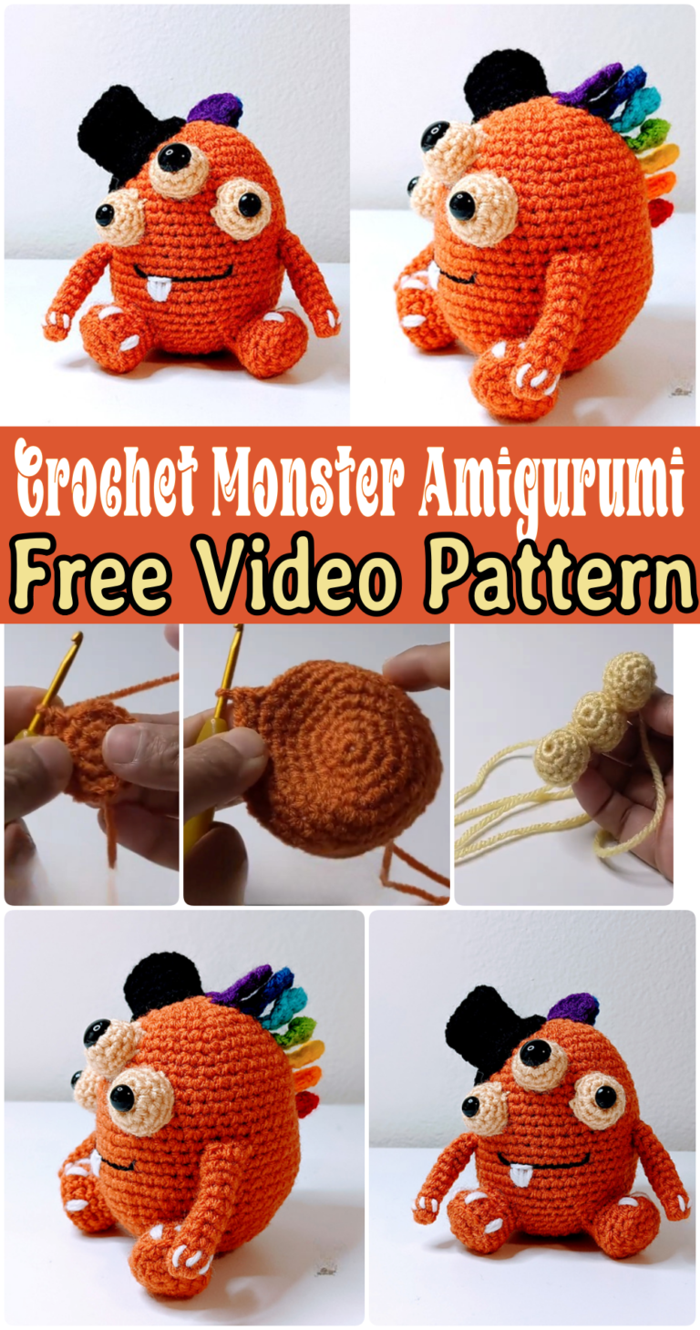 Crochet Worry Monster Amigurumi