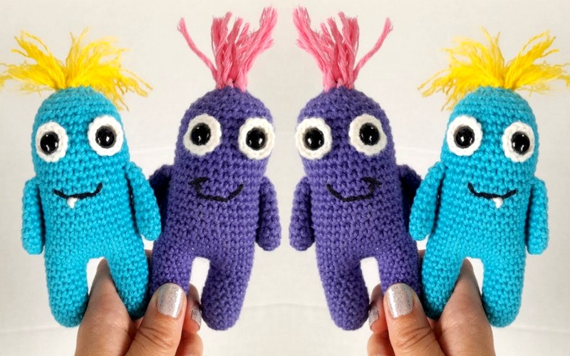 Crochet Worry Monster Amigurumi