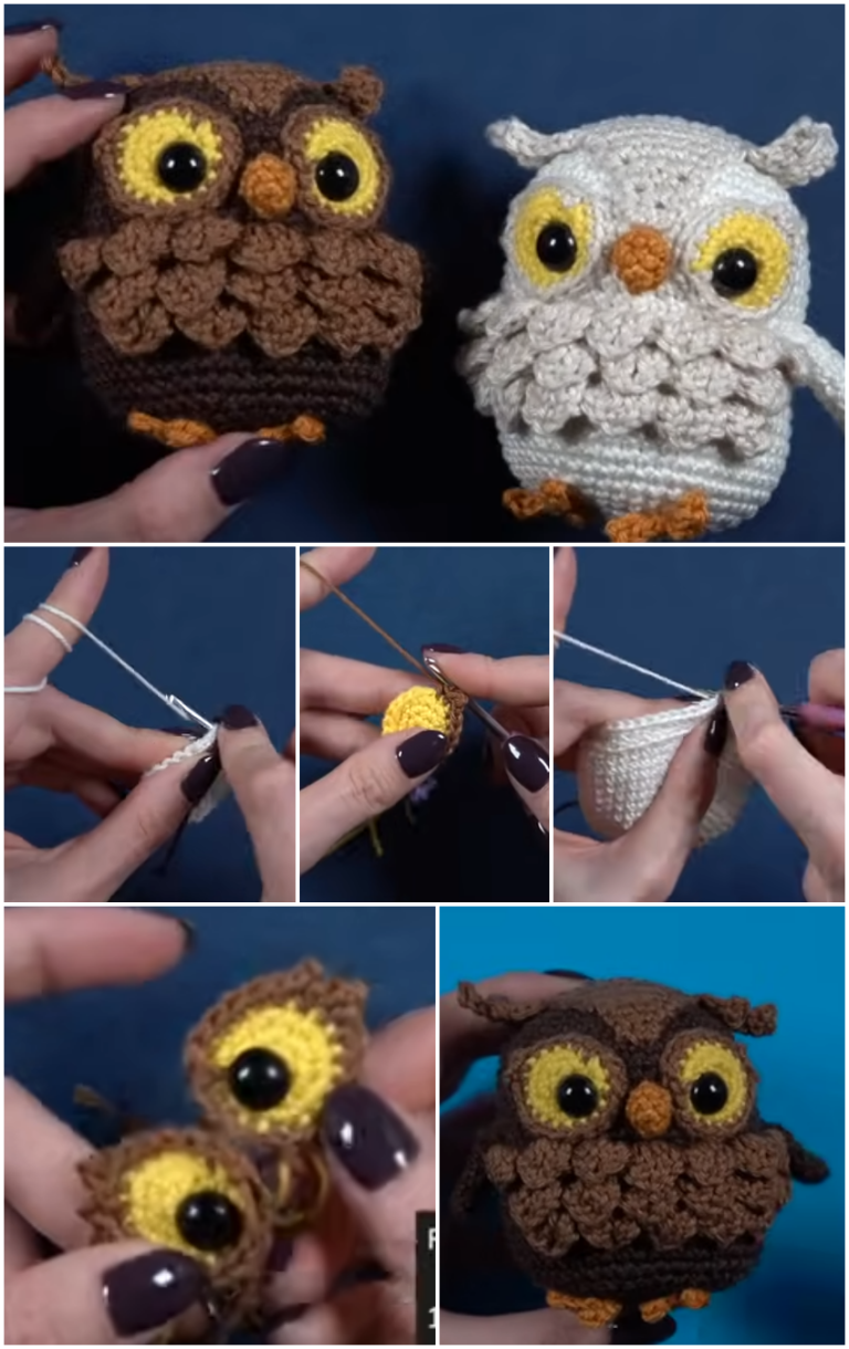 Easy Crochet Owl Amigurumi Pattern