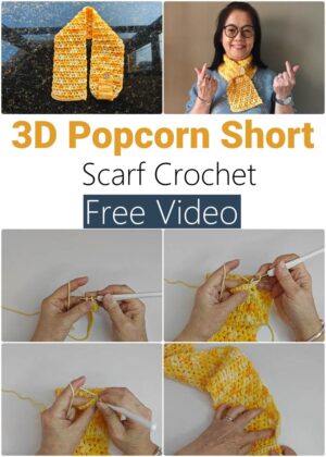 Crochet Croissant Scarf