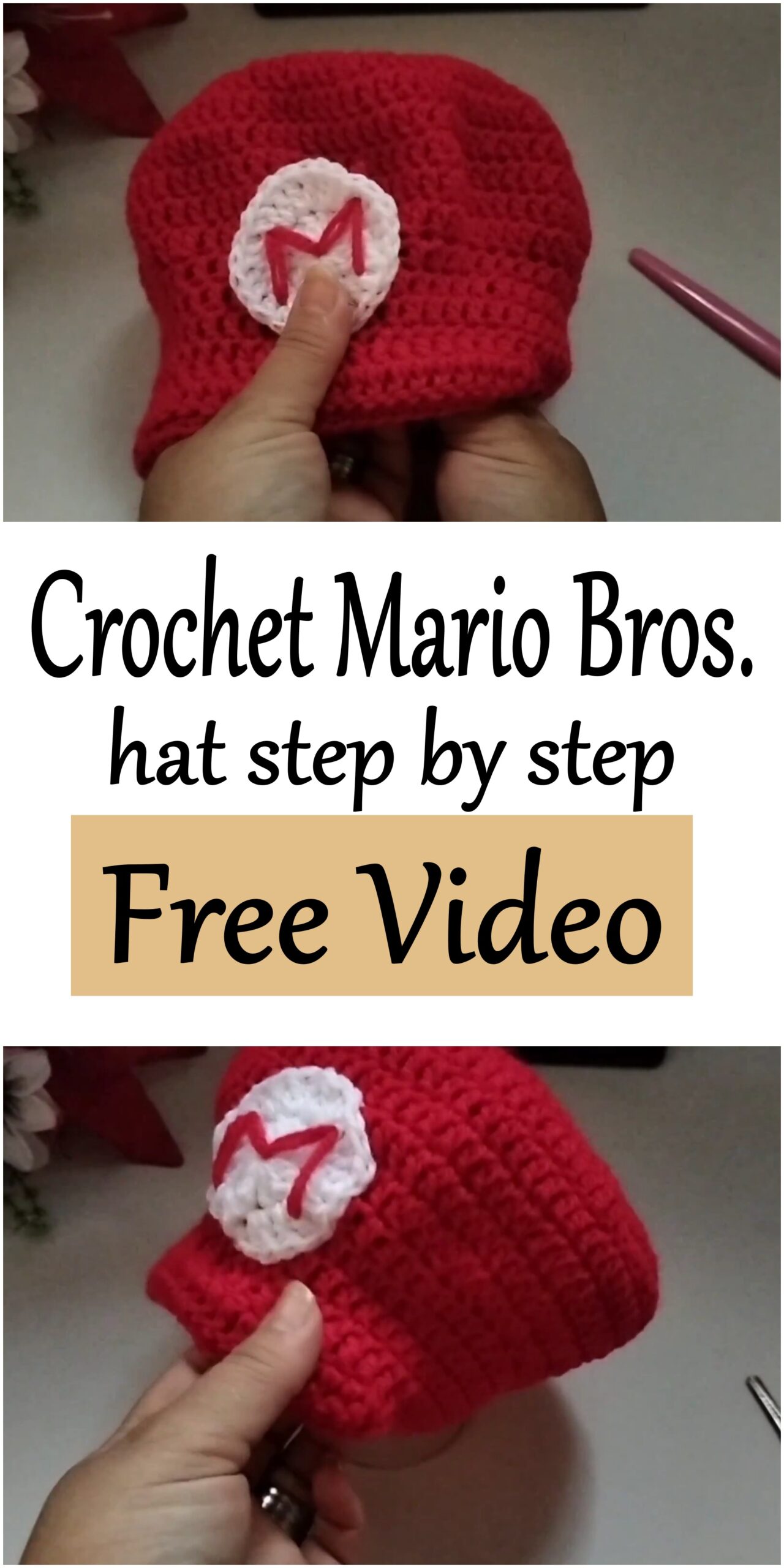 Crochet Mario Hat