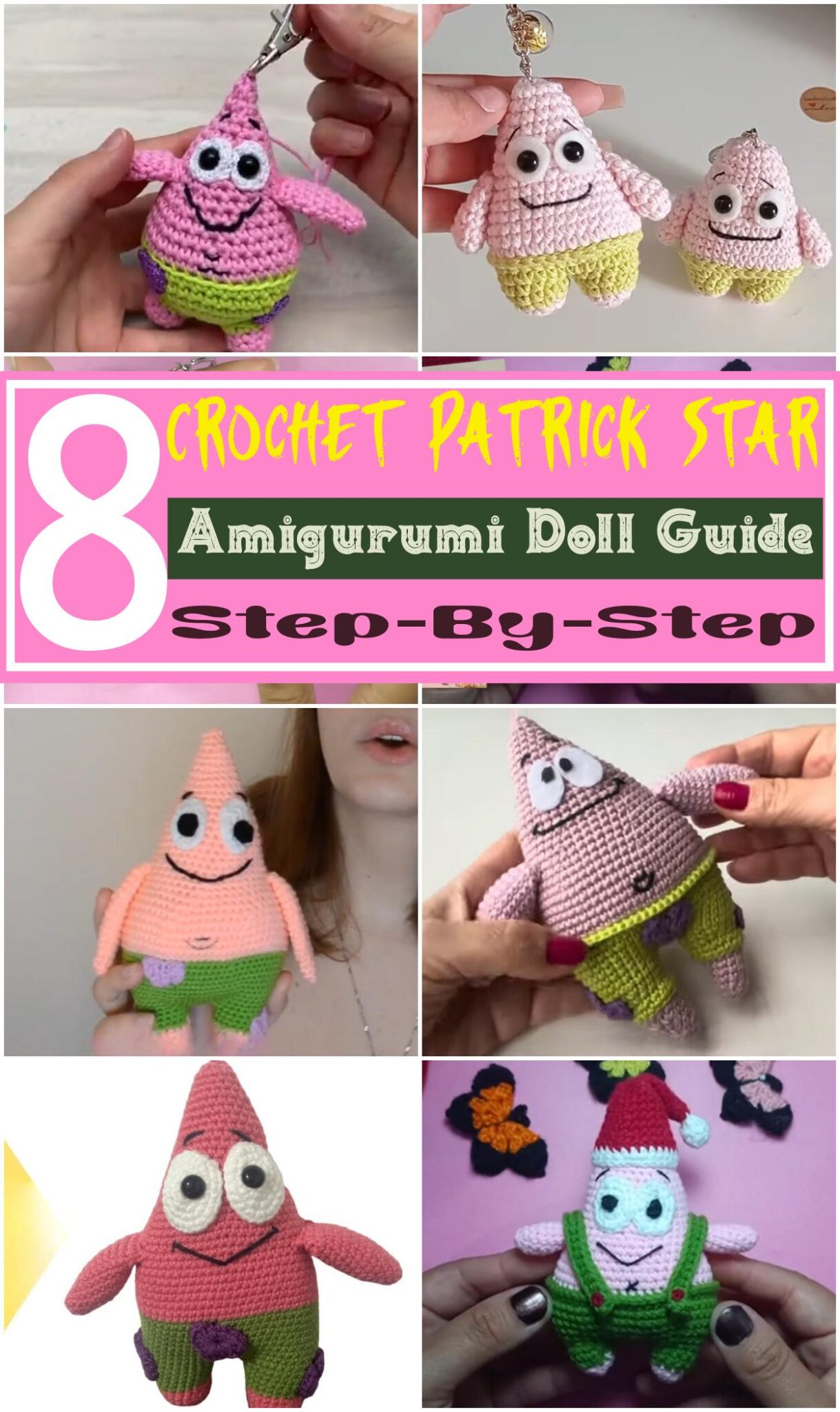 Crochet Patrick Star Amigurumi