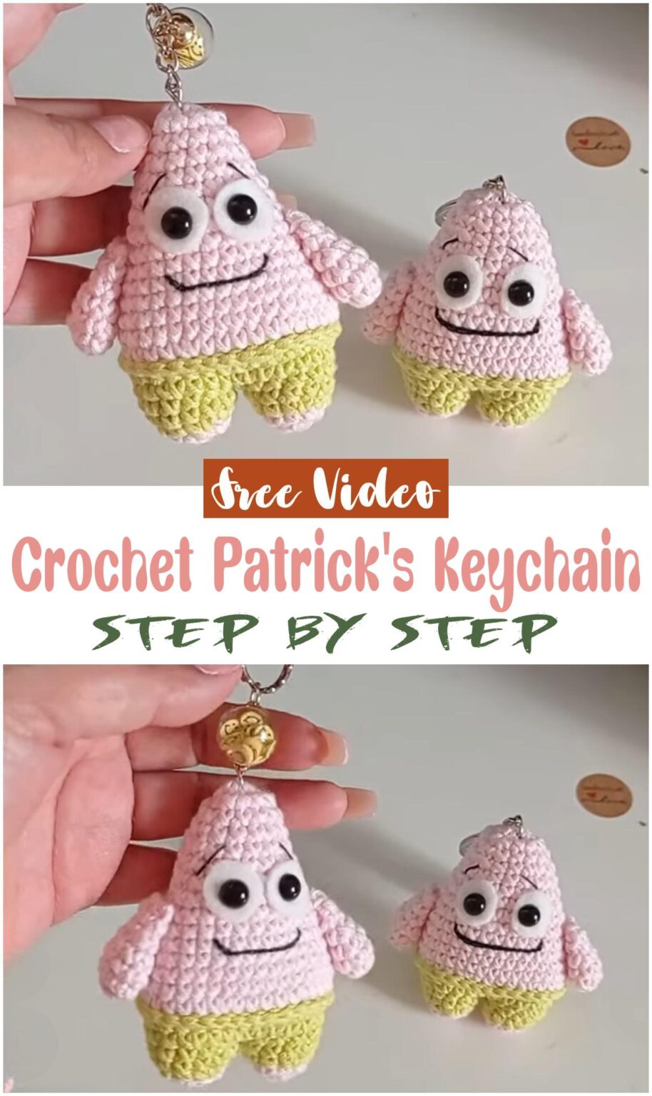 Crochet Patrick Star Amigurumi