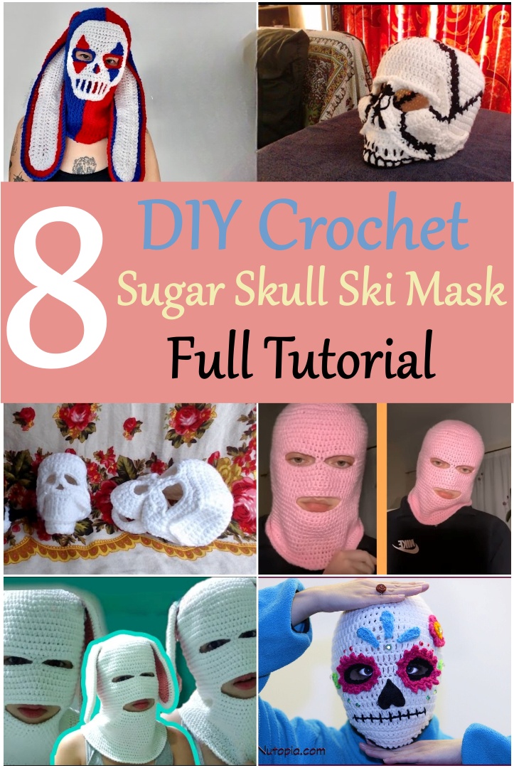 Sugar Skull Ski Mask