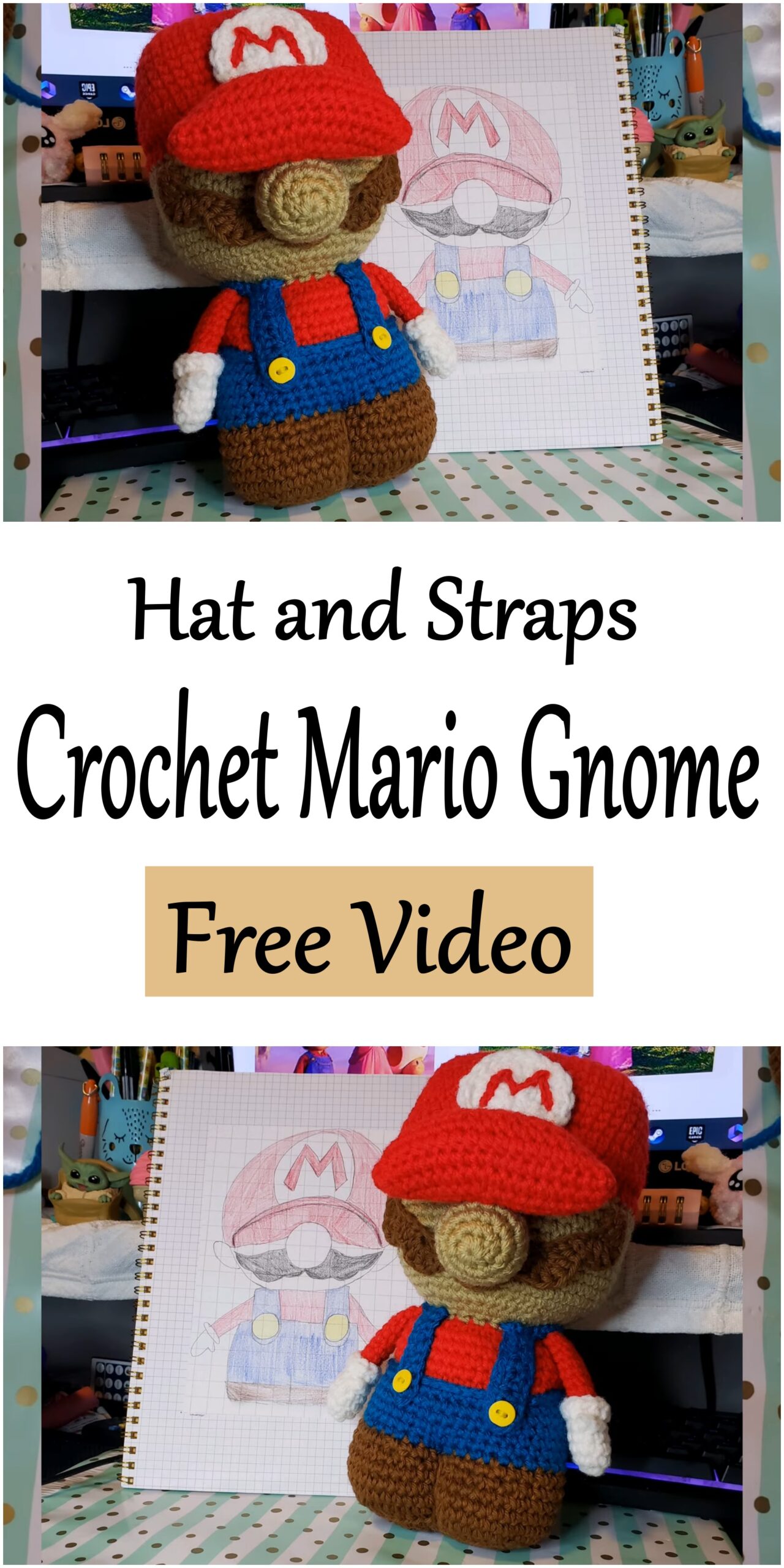 Crochet Mario Hat