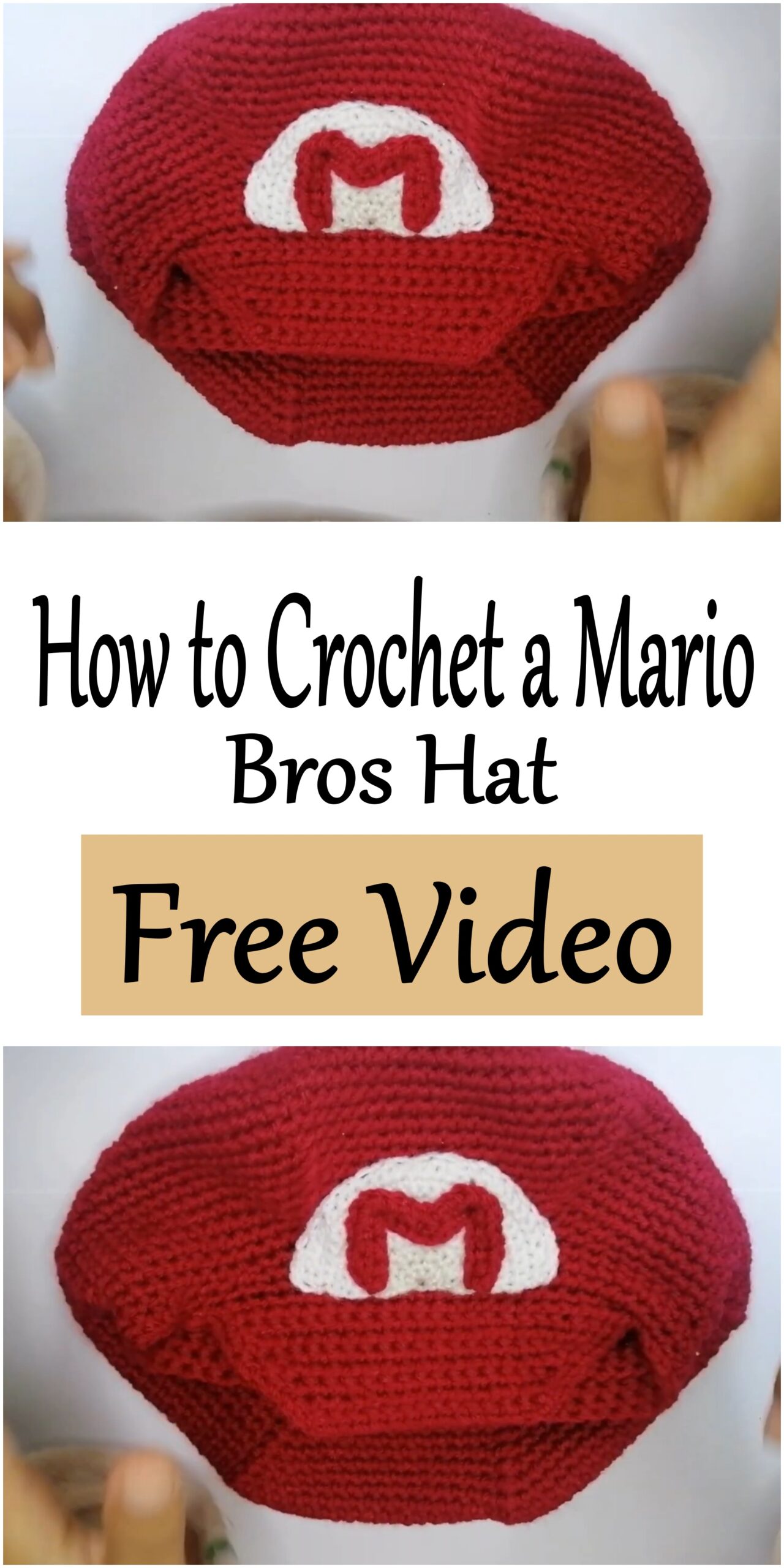 Crochet Mario Hat
