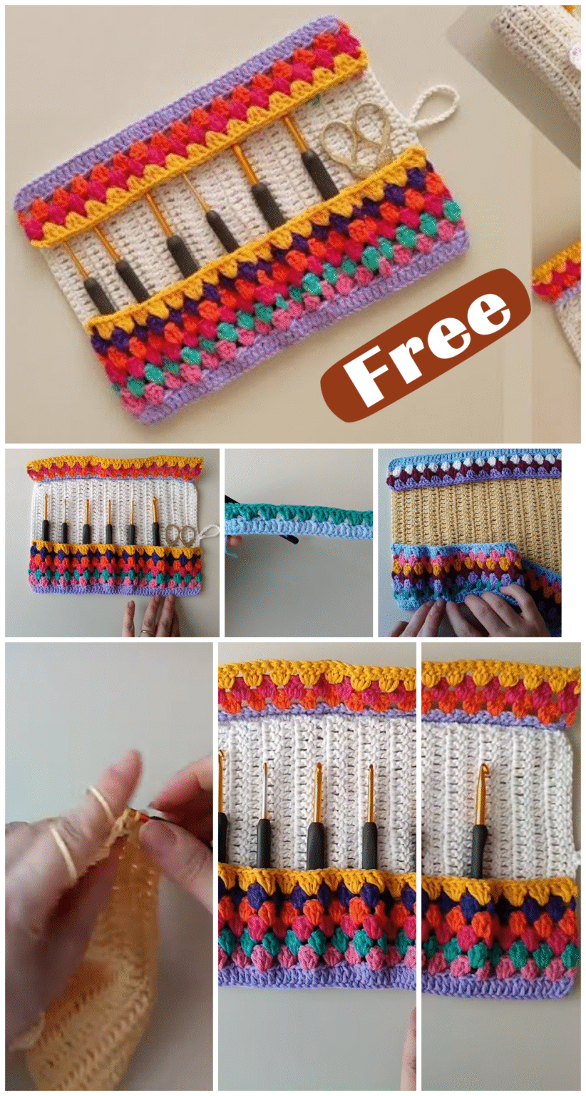Crochet Multi-Pocket Organizer