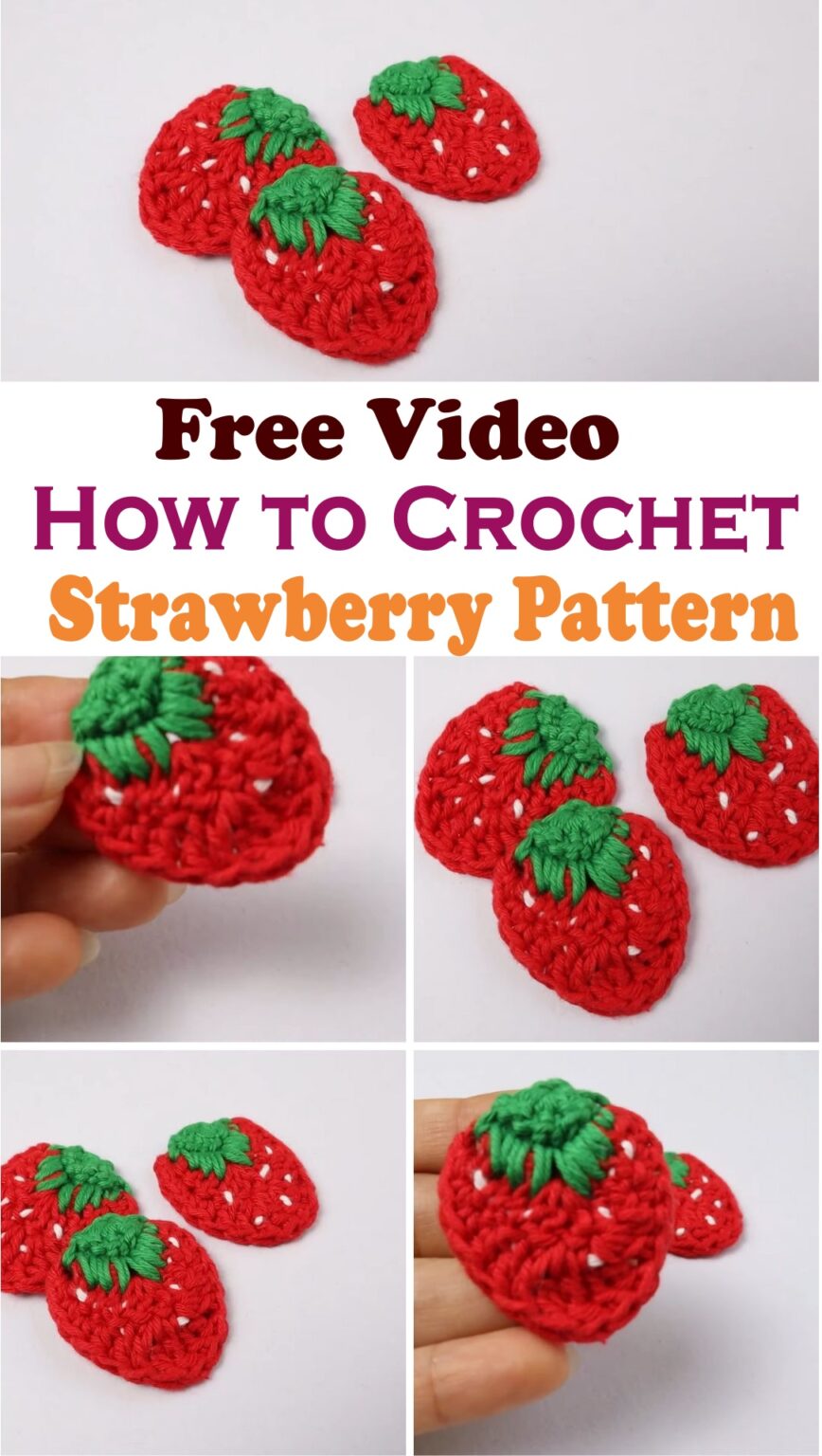 Crochet Strawberry Pattern