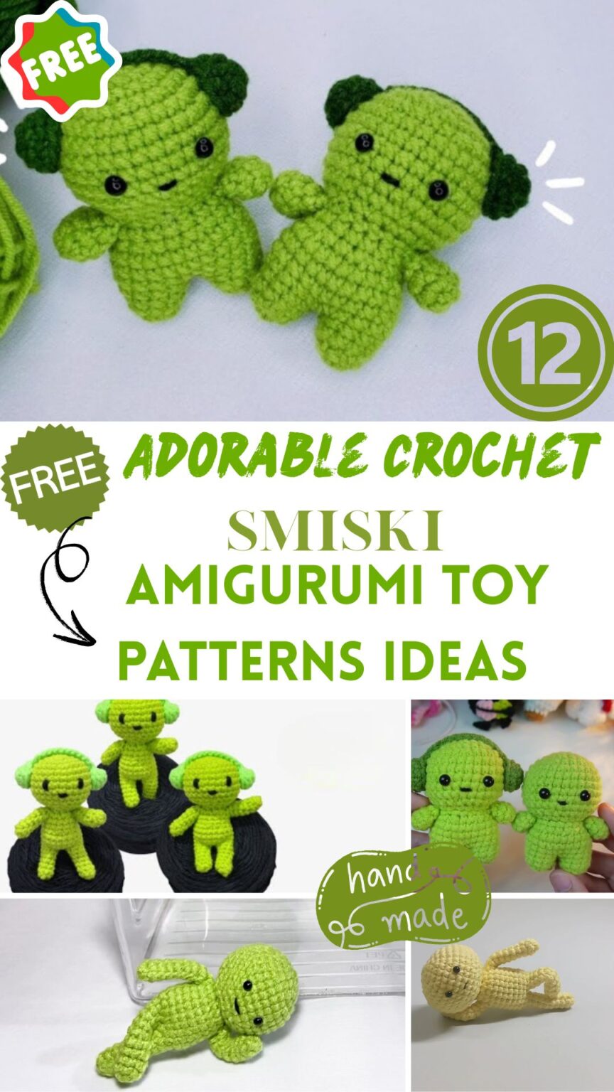 Crochet Smiski Amigurumi Toy Patterns