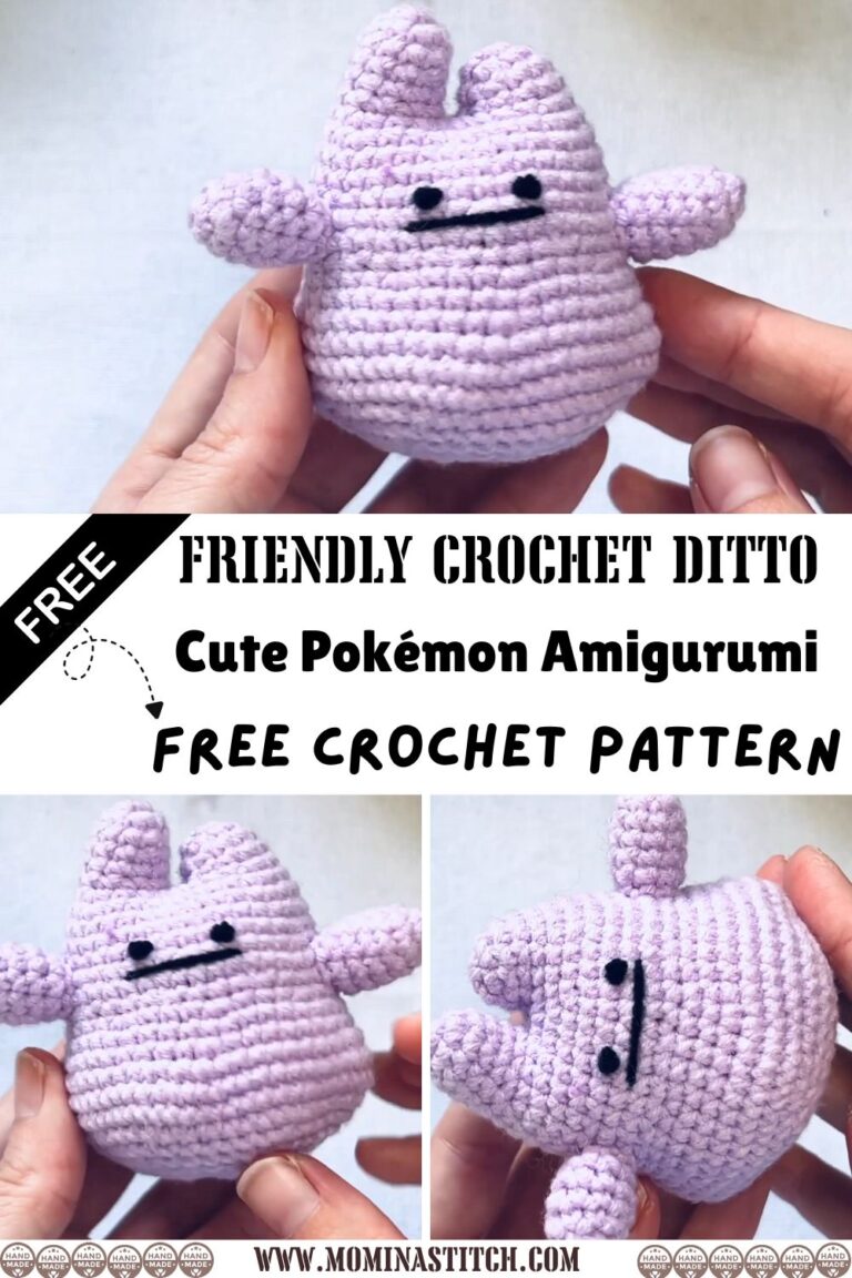 Crochet Ditto Pokémon Amigurumi Patterns