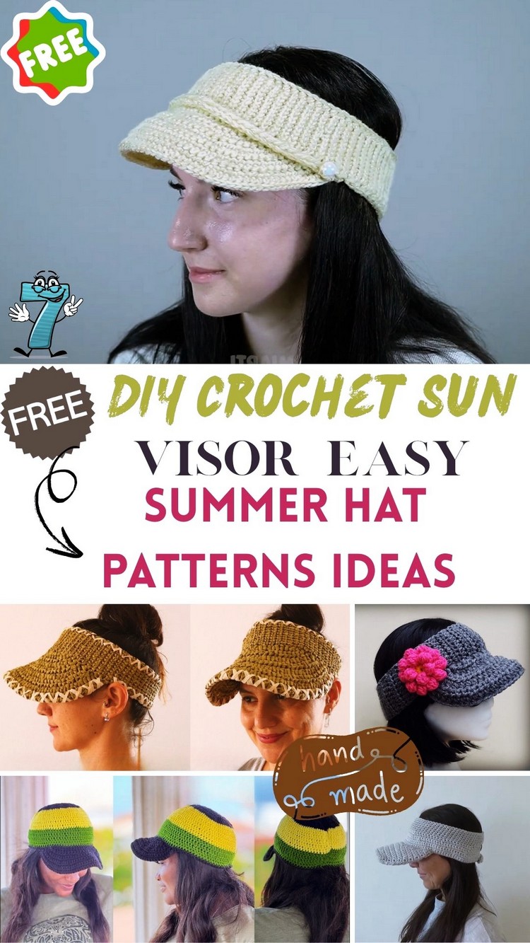 Crochet Sun Visor