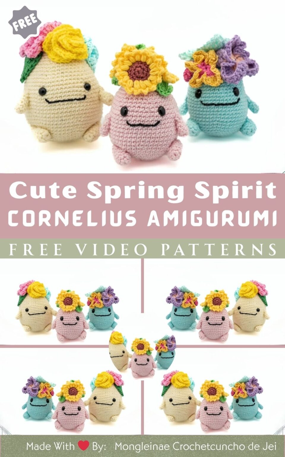 Spring Spirit Cornelius Amigurumi