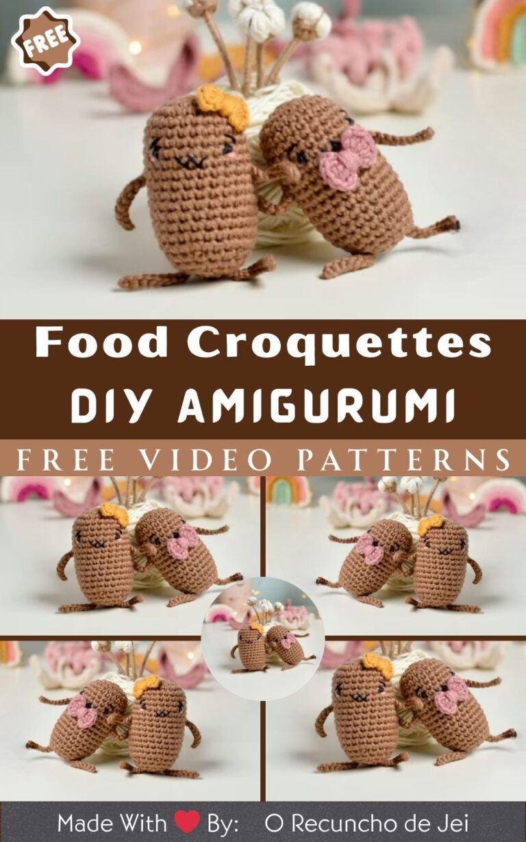 Crochet Food Croquettes