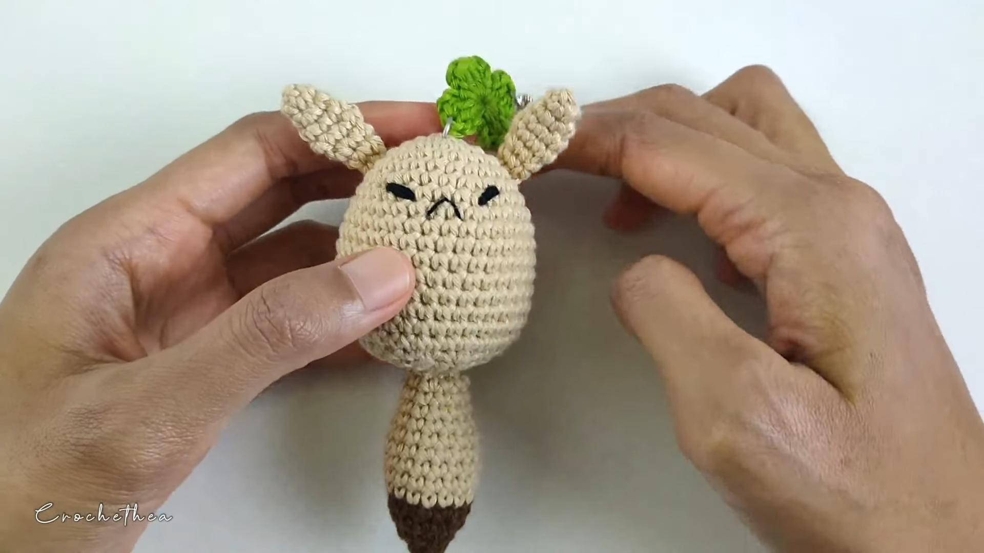Crochet Dodoco Amigurumi Keychain