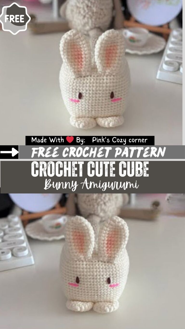 Crochet Cube Bunny Rabbit