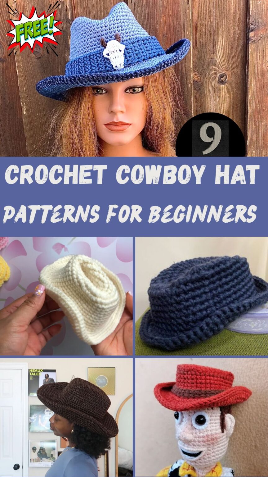 Crochet Cowboy Hat Patterns