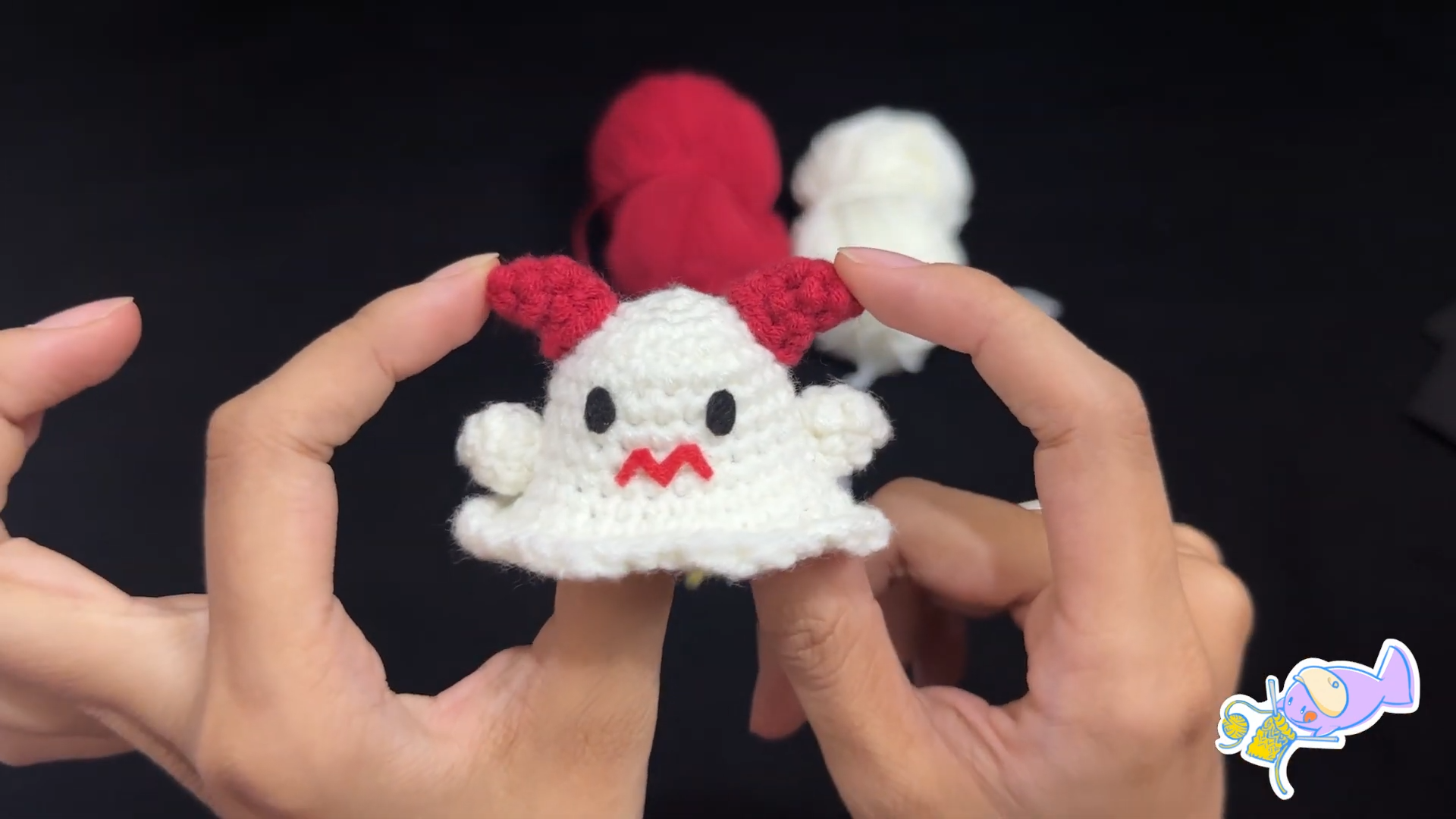 Crochet Halloween Ghost Hand Puppet